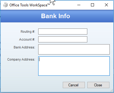 Creating Deposit Slips - OfficeTools